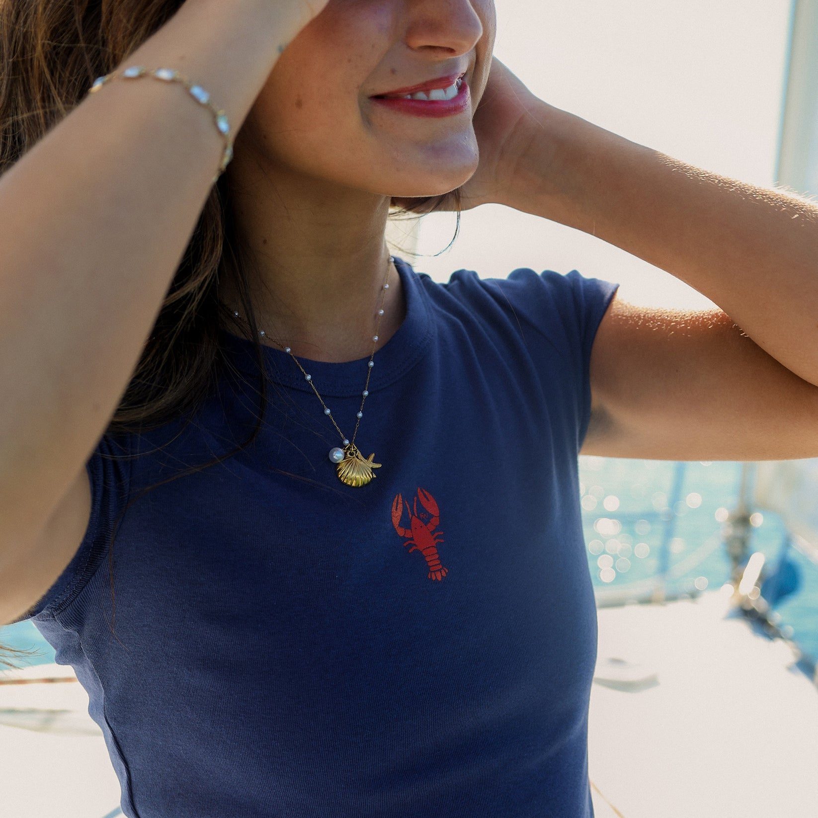 Endless Summer Charm Necklace – Swim In Jewelry